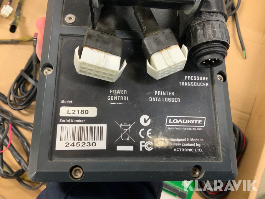 Hjullastarvåg Trimble Loadrite L-series 2180, Nyköping, Klar