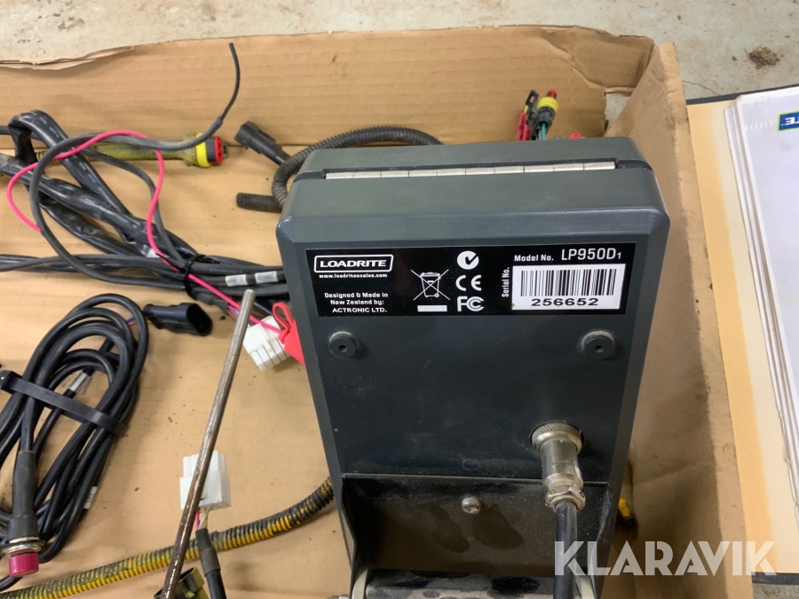 Hjullastarvåg Trimble Loadrite L-series 2180, Nyköping, Klar