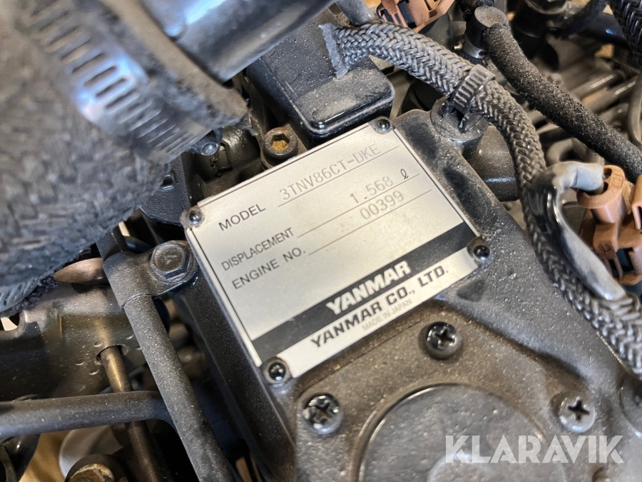 Motor Yanmar 3TNV86CT-DKE, Tranås, Klaravik auktioner
