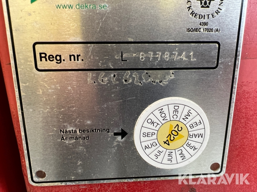 Bomlift Manitou 150 AETJ-C, Svalöv, Klaravik auktioner