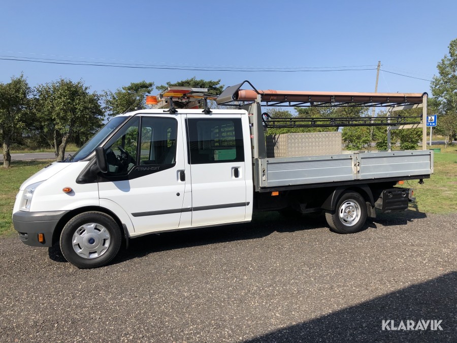 Klaravik Auktioner | Ford Transit 350 2.4 TDCi med kran