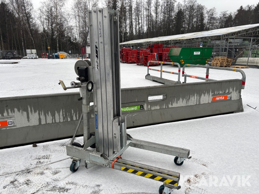 Materiallyft ALP-Lift LMX 500, Haninge, Klaravik auktioner
