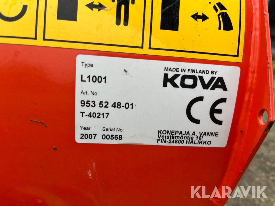 Snöslunga Husqvarna L1001, Nynäshamn, Klaravik auktioner