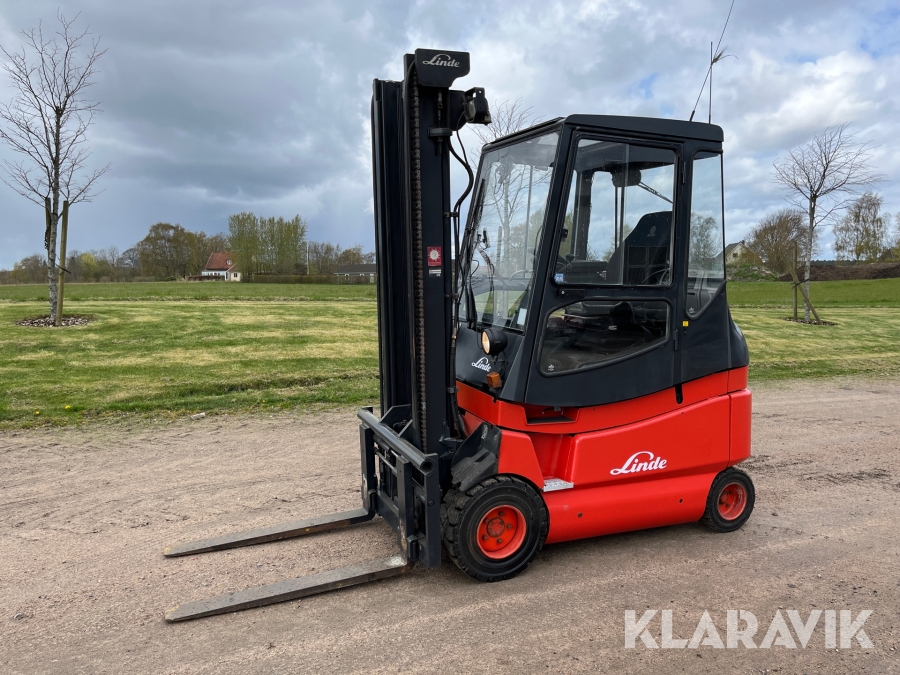Eltruck Linde E30/600-03, Laholm, Klaravik auktioner