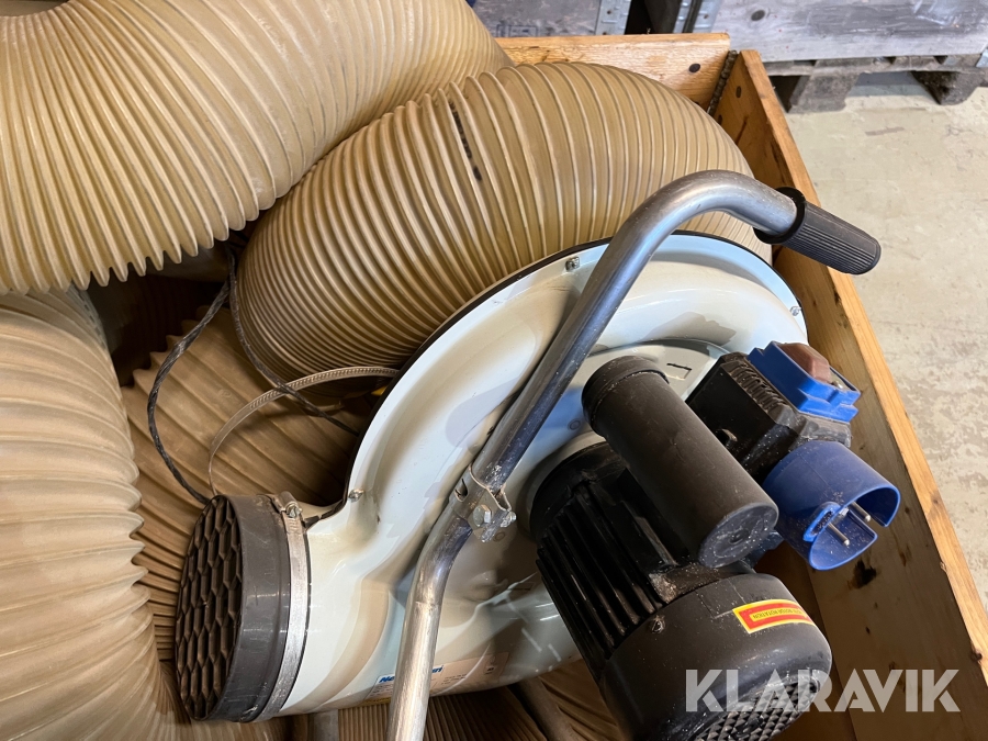 Fläkt med utsugsarm Nederman, Huddinge, Klaravik auktioner