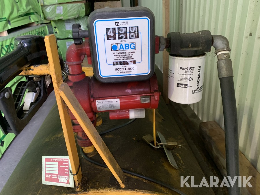 Klaravik Auktioner | Diseltank Agrol 1500 liter