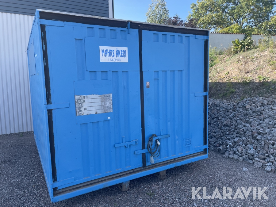 Förrådscontainer, Linköping, Klaravik auktioner