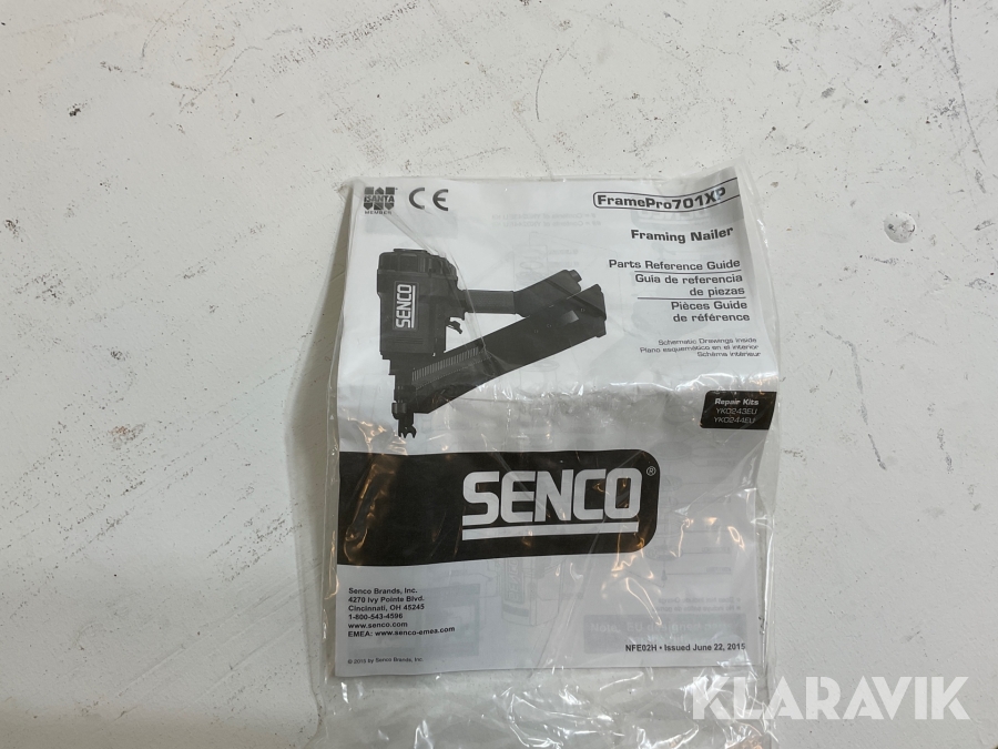 Tryckluftsdriven Spikpistol Senco Framepro 701 XP, Jönköping