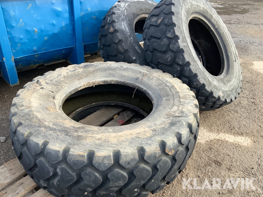 Entreprenaddäck 3st Michelin 15.5R25 XHA, Strängnäs, Klaravi