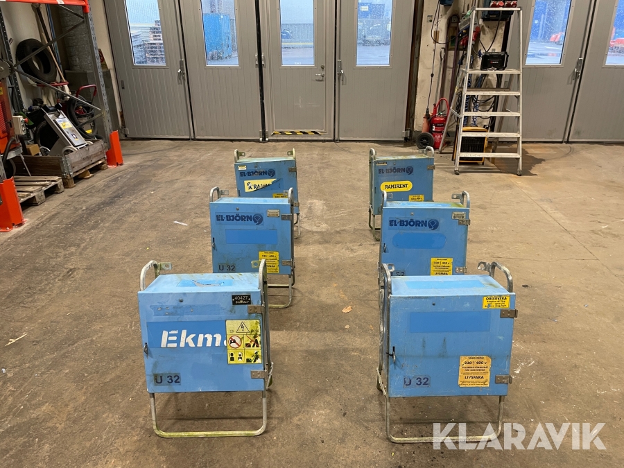 Undercentraler 6st El-Björn U 32//621-21, Svalöv, Klaravik a