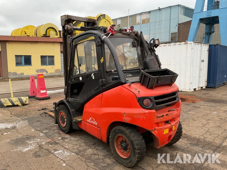 Truck Linde H45, Landskrona, Klaravik auktioner