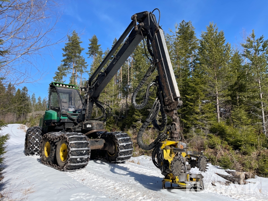 Skördare Timberjack 1270D, Eda, Klaravik auktioner
