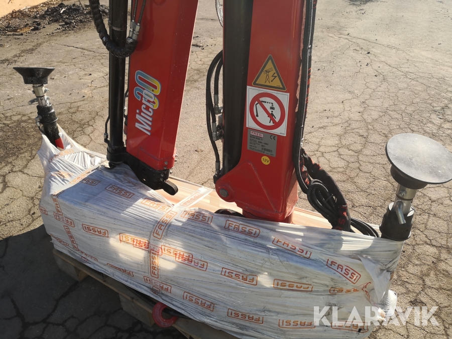 Kran Fassi Micro M30A.12, Jönköping, Klaravik auktioner