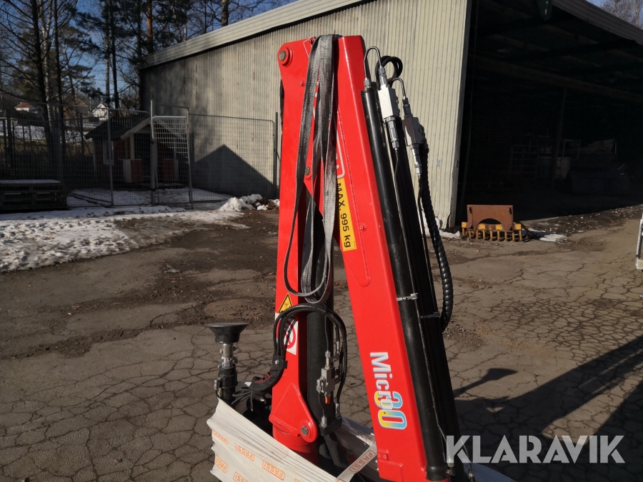 Kran Fassi Micro M30A.12, Jönköping, Klaravik auktioner