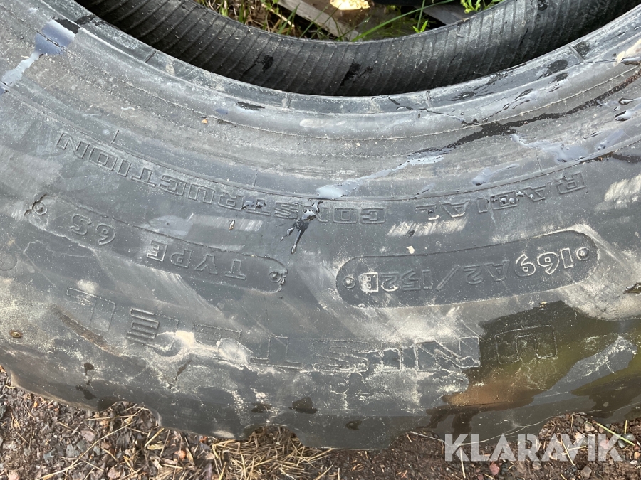 Däck Goodyear GP-2R 15.5-R25, Malung-Sälen, Klaravik auktion