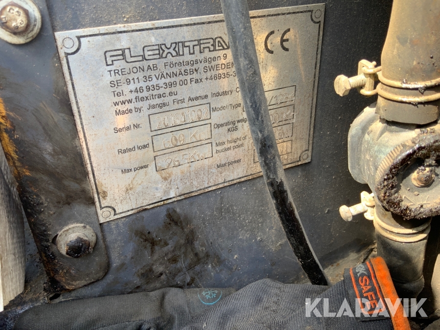 Redskapsbärare Flexitrac, Kalmar, Klaravik auktioner