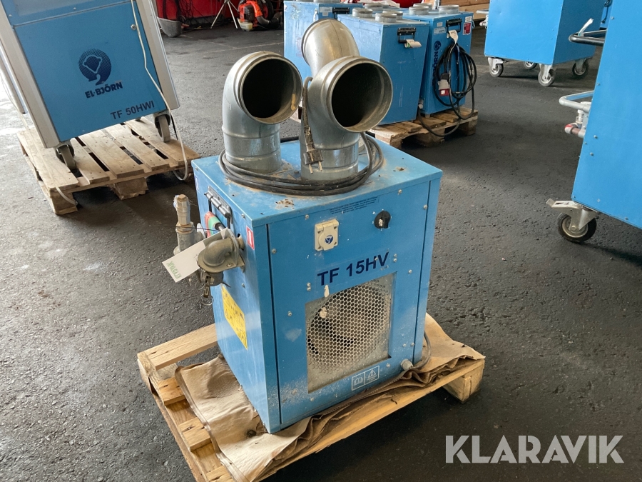 Hetvattenfläkt El-Björn TF 15 HV, Jönköping, Klaravik auktio