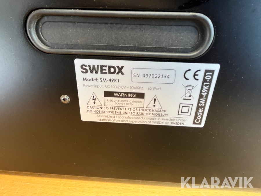 Mediaskärm och mini PC Swedex, Katrineholm, Klaravik auktion