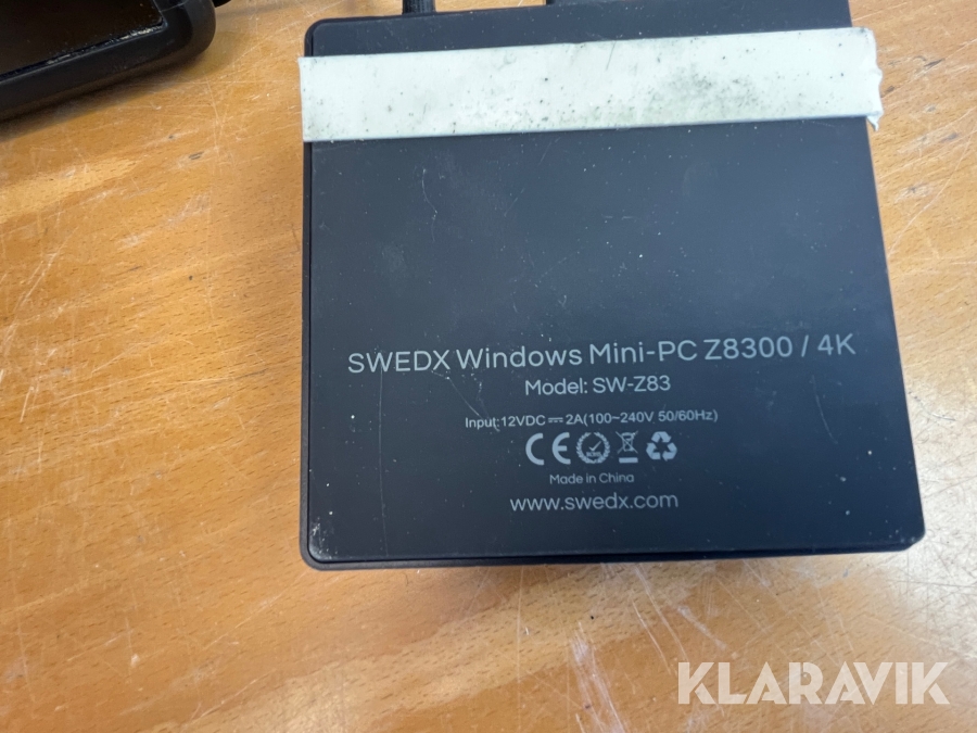 Mediaskärm och mini PC Swedex, Katrineholm, Klaravik auktion