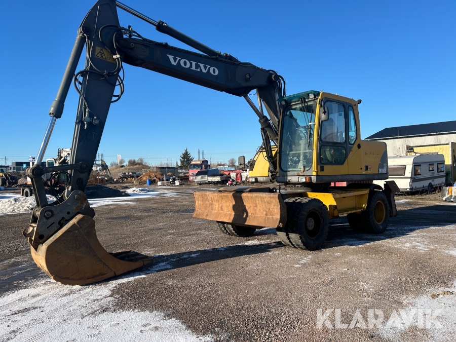 Hjulgrävare Volvo Ew 160 B, Sala, Klaravik auktioner
