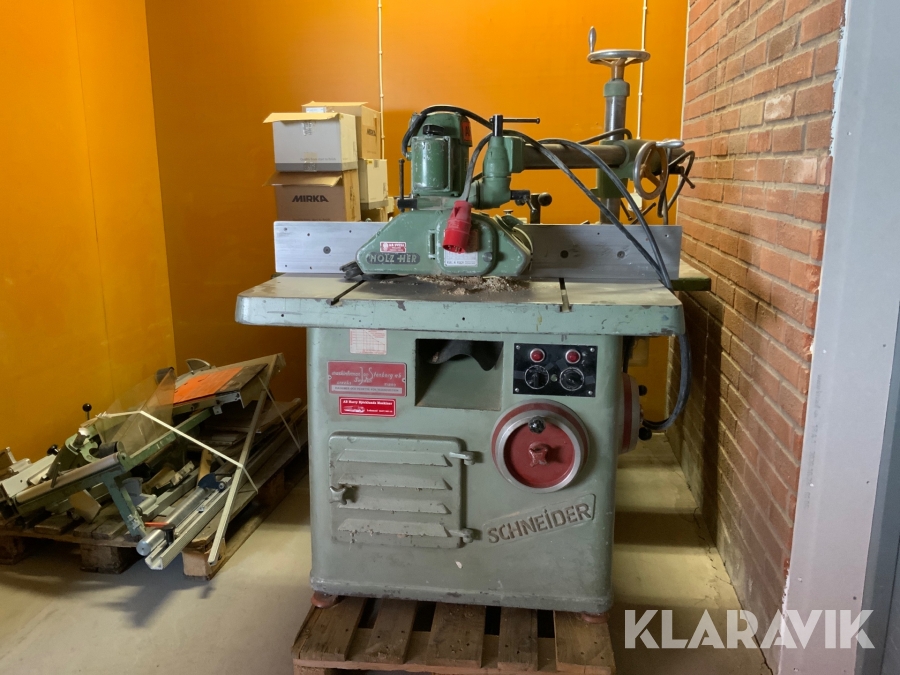 Bordsfräs Schneider, Tranås, Klaravik auktioner