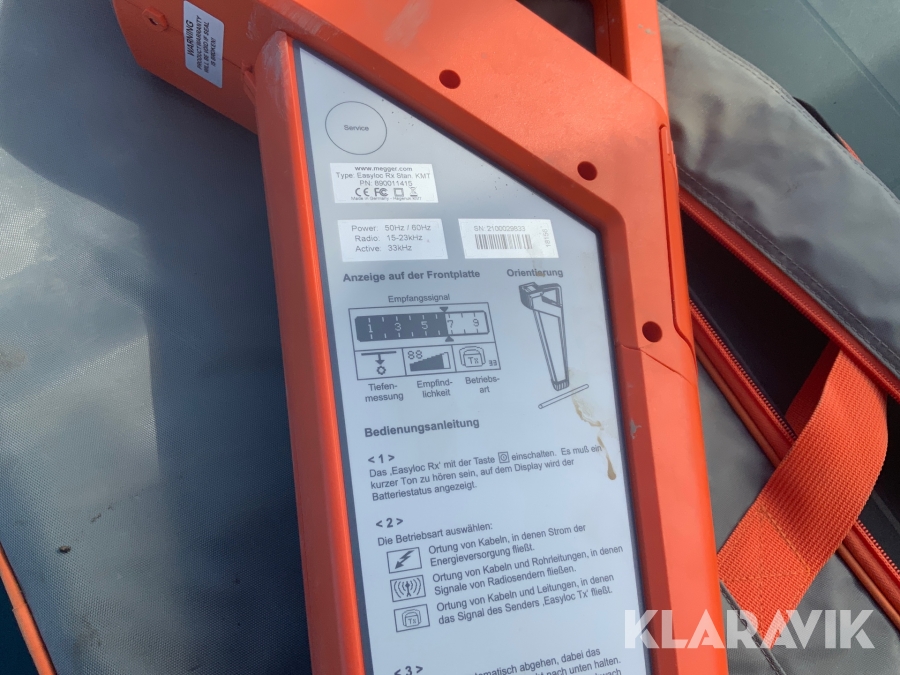 Kabelsökare Megger Easyloc RX