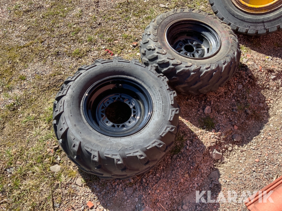 Atv-hjul Polaris/ dunlop, Nyköping, Klaravik auktioner