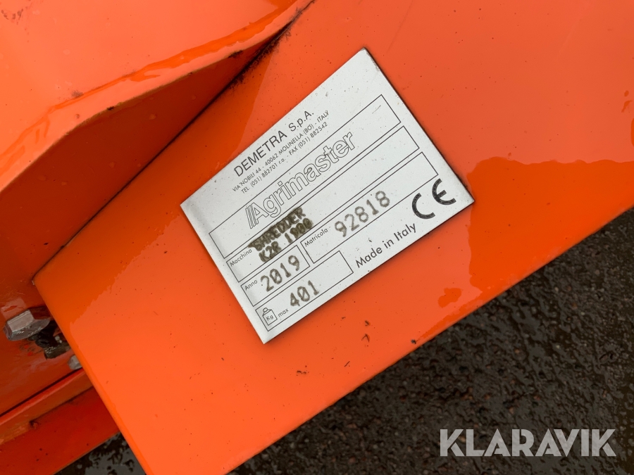 Redskapsbärare AEBI Rasant Berg Trak RS 1305, Mariestad, Kla