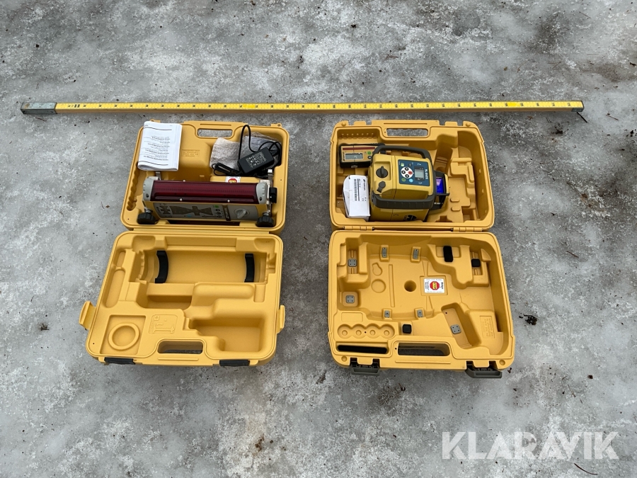 Laserutrustning Topcon, Munkfors, Klaravik auktioner