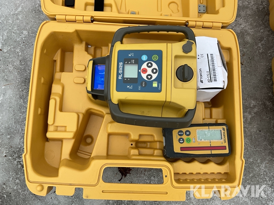 Laserutrustning Topcon, Munkfors, Klaravik auktioner
