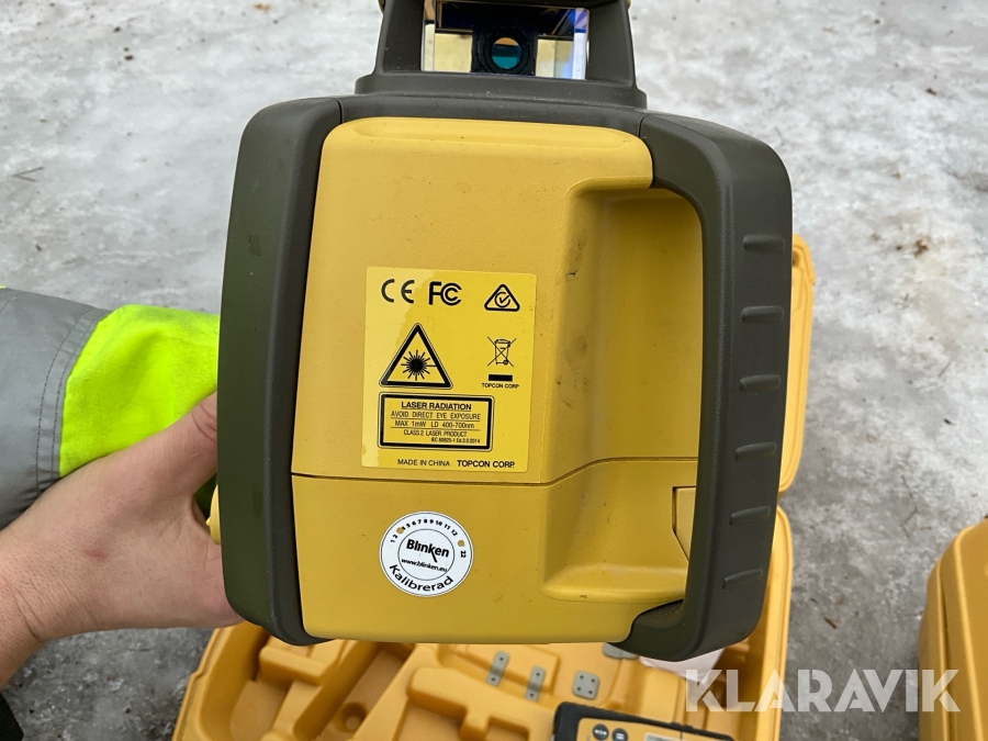 Laserutrustning Topcon, Munkfors, Klaravik auktioner