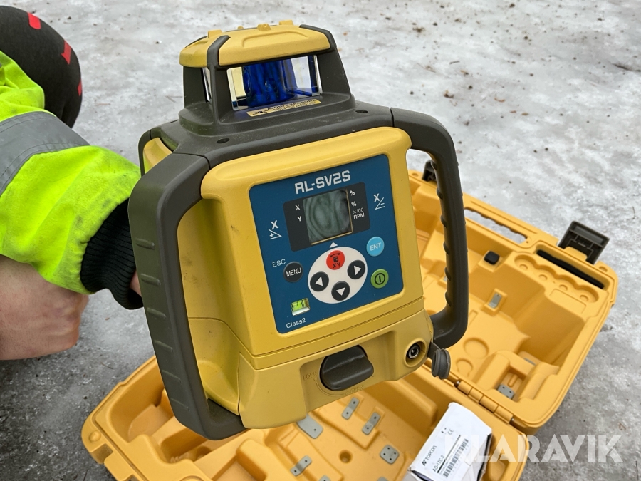 Laserutrustning Topcon, Munkfors, Klaravik auktioner