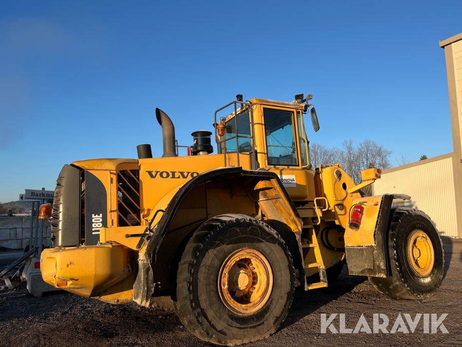 Hjullastare Volvo L180E, Norrköping, Klaravik auktioner
