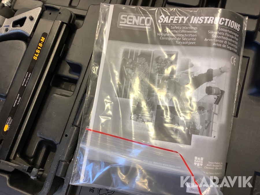 Klaravik Auktioner | Spikpistol Senco SLS18-M Tryckluftsdriven