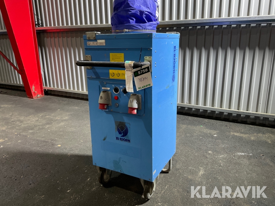 Värmefläkt El-Björn TF 18 EL, Jönköping, Klaravik auktioner