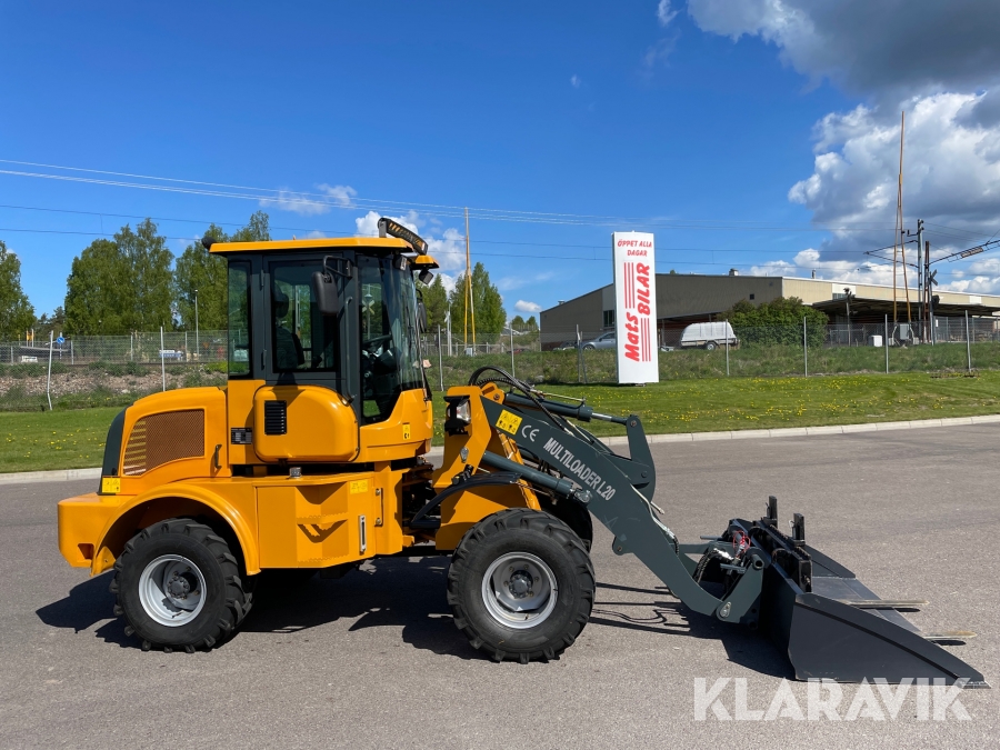 Hjullastare Multiloader L20, Falun, Klaravik auktioner