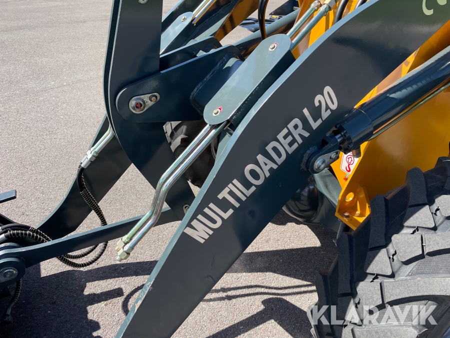 Hjullastare Multiloader L20, Falun, Klaravik auktioner
