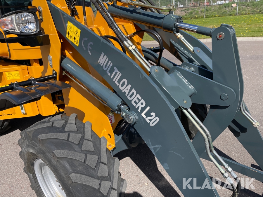 Hjullastare Multiloader L20, Falun, Klaravik auktioner