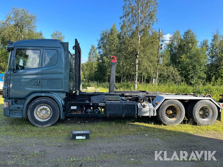 Lastväxlare Scania R124, Luleå, Klaravik auktioner