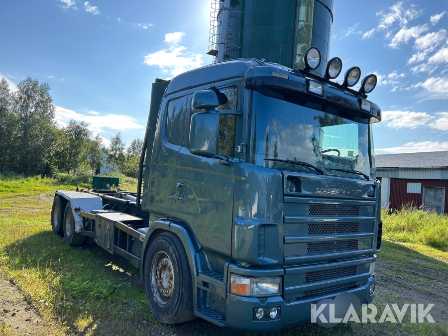 Lastväxlare Scania R124, Luleå, Klaravik auktioner