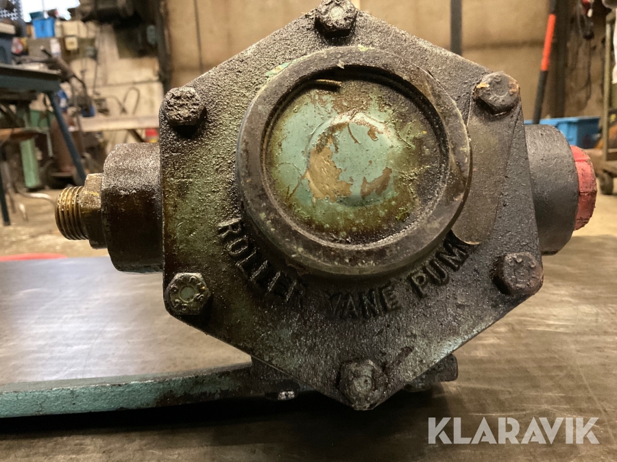 Vingpump Roller Vane för kraftöverföringsaxel, Hjo, Klaravik