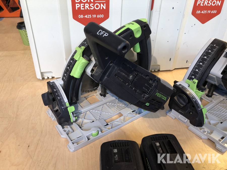 Klaravik Auktioner | Sänksågar Festool TSC 55 REB 2st