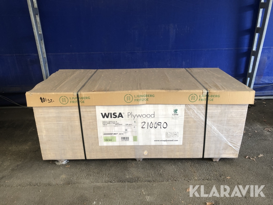 Plywood 9mm WISA, Valdemarsvik, Klaravik auktioner