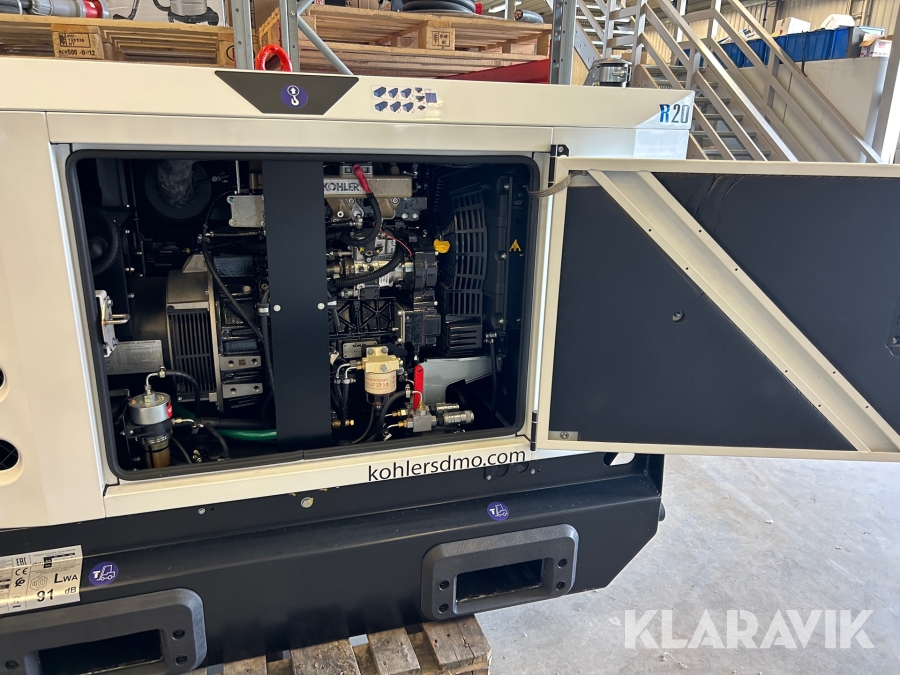 Elverk SDMO R20C5, Vara, Klaravik auktioner