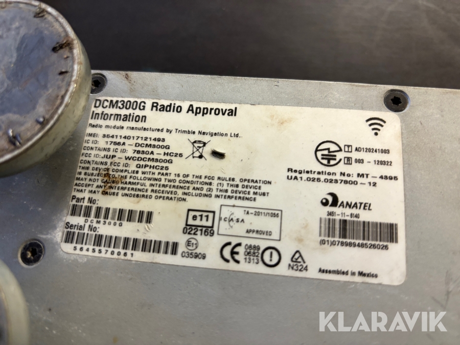 Grävsystem Trimble GCS900 3d, Örebro, Klaravik auktioner