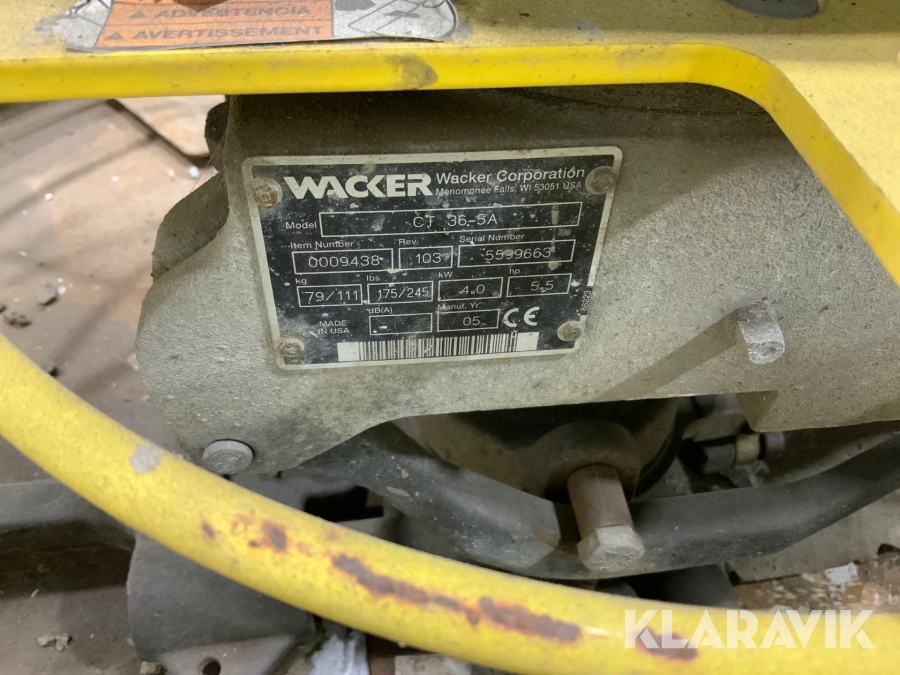 Glättare Wacker CT 36-5A