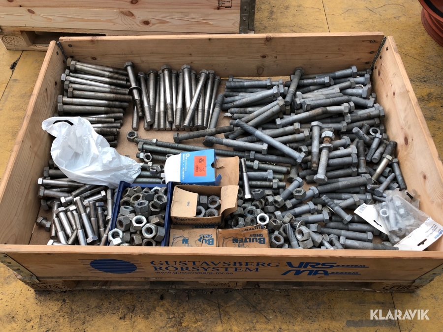 Klaravik Auktioner | Bult rostfri M16-M27