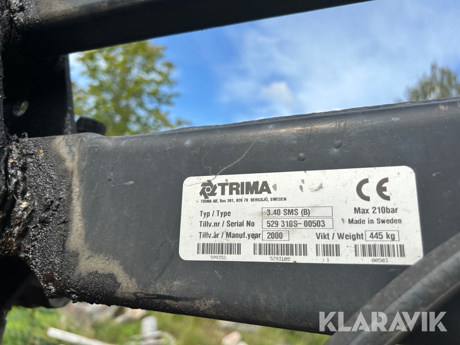 Traktor Valtra Valmet 6200 Hi-Trol, Härryda, Klaravik auktio