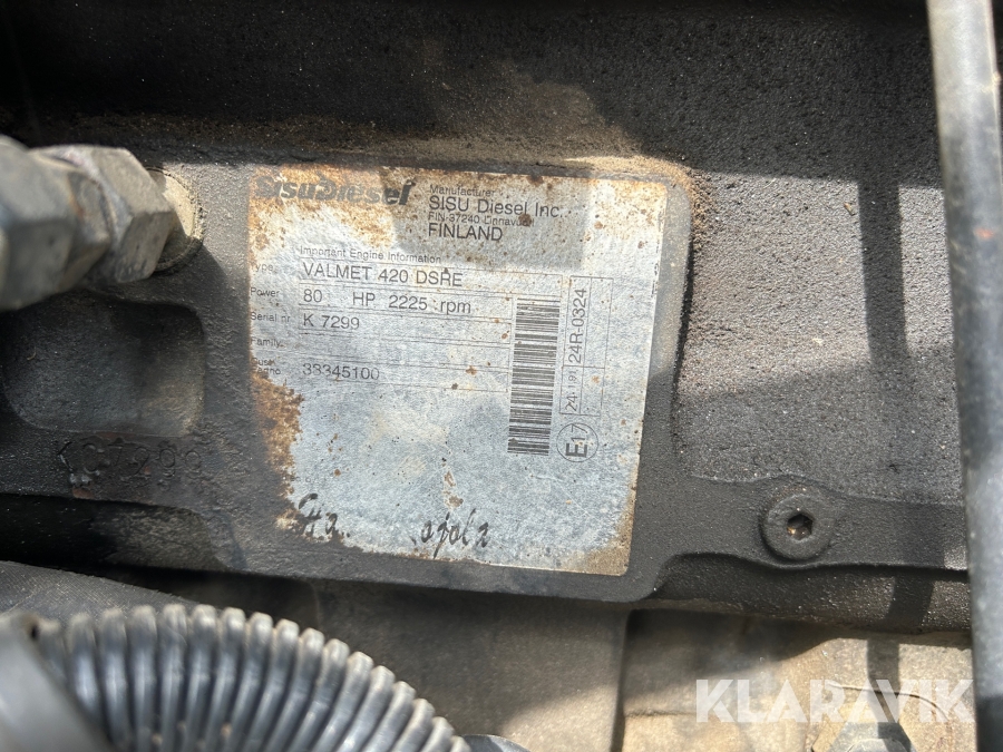 Traktor Valtra Valmet 6200 Hi-Trol, Härryda, Klaravik auktio