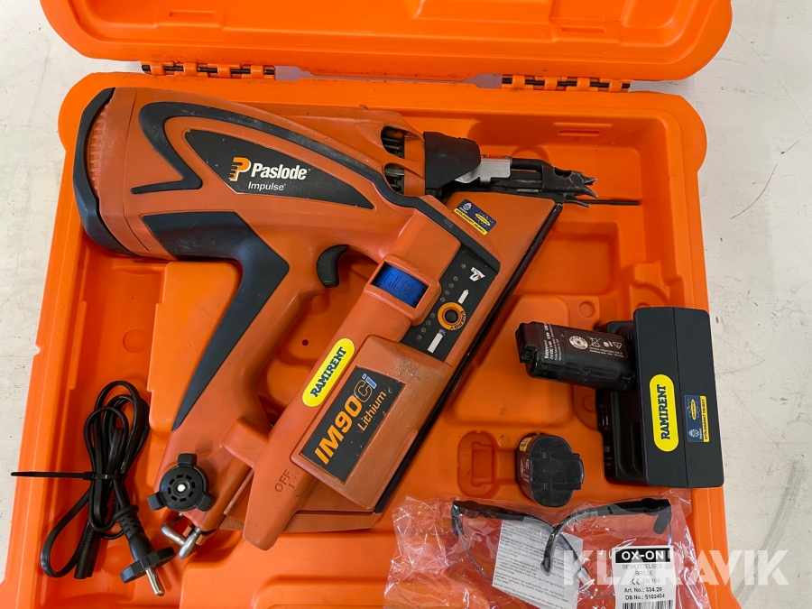 Klaravik Auktioner | Spikpistol gas Paslode IM90